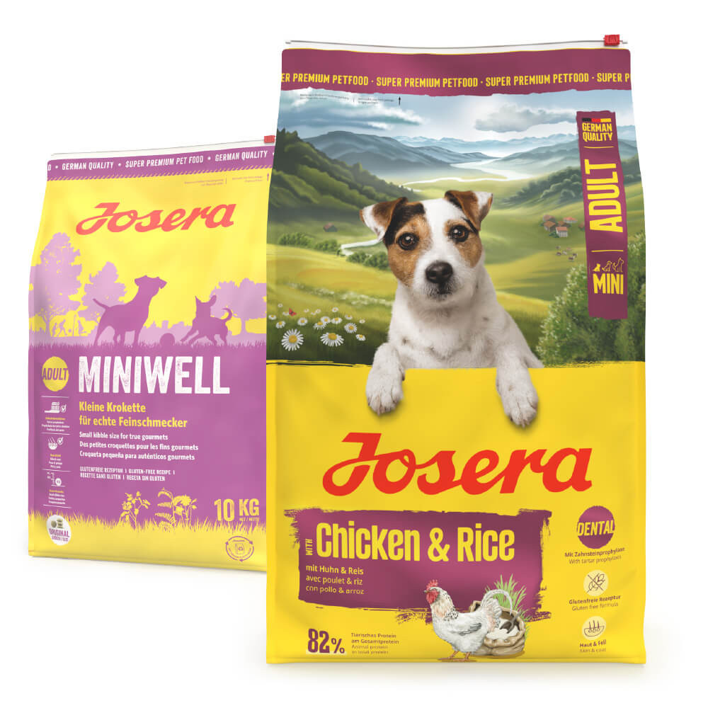 Josera MiniWell - Ração seca para cão adulto pequeno - Quantidade: 10 ...